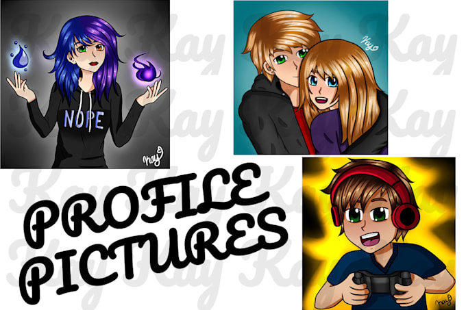 Make a custom profile picture by Thecraftykay | Fiverr