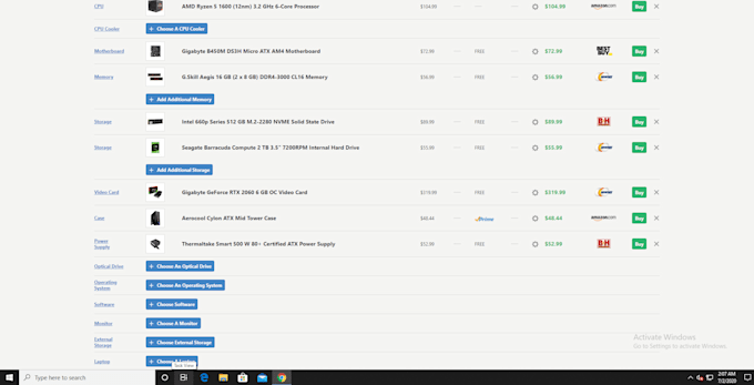 The best pc part picker lists at any budget above 300 by Boofdahenny ...