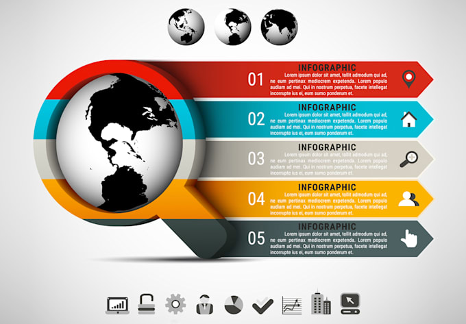 Design unique and stunning infographic by Waqar_shah96