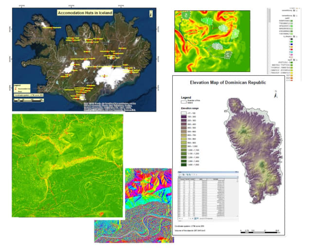 Arcgis maps, vector maps, spatial analysis, geo referencing by ...