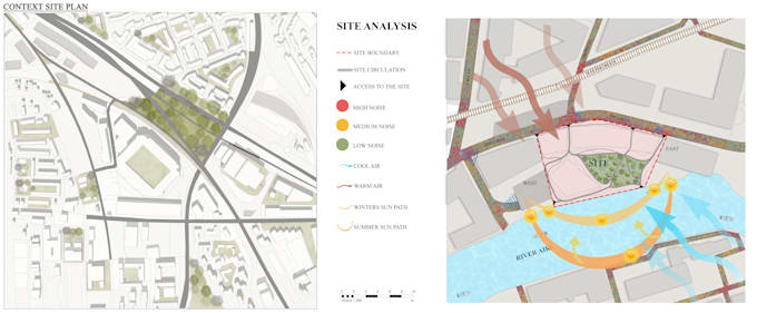 Architectural site analysis maps or diagrams by Muhammadbila784 | Fiverr