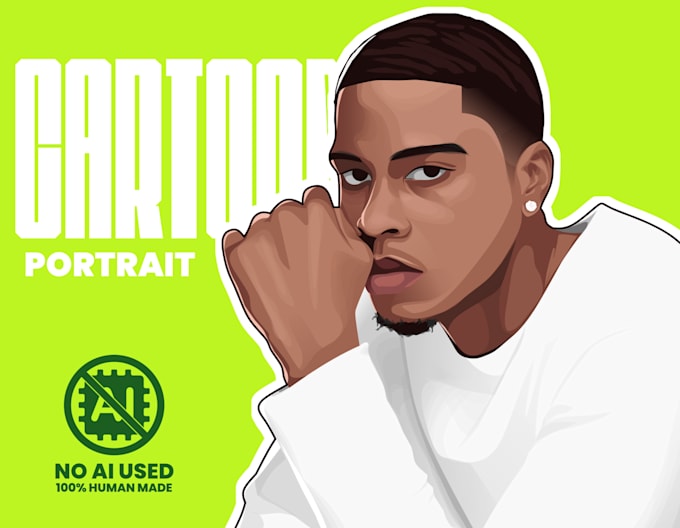 Draw a custom cartoon portrait from your photo in 24 hours by Deex ...