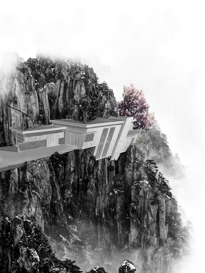 Crate an architecture collage style render by Designbyanano | Fiverr