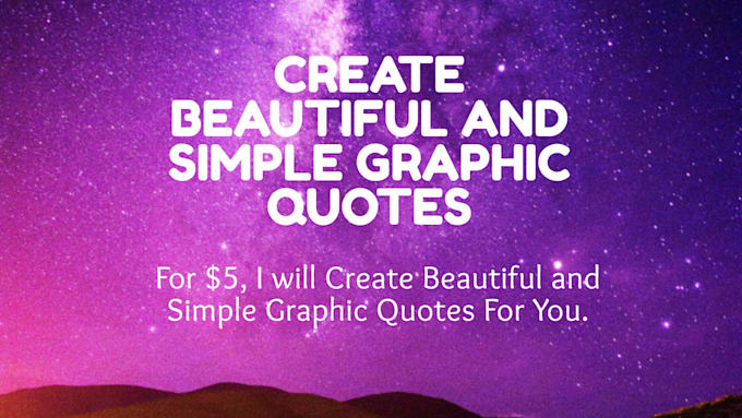 Create beautiful and simple quotes design by Mysimple2020 | Fiverr