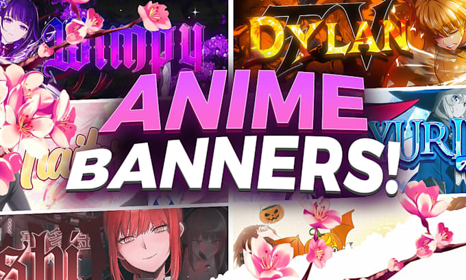 Design attractive, eye catchy anime banner, header or profile by Tousif ...