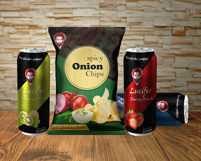 Design eye catching packaging design for your brand by Lucifer_7 | Fiverr