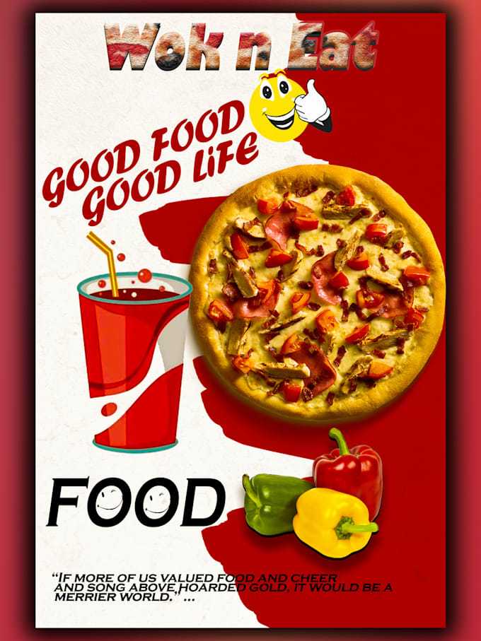 Design attractive food posters by Pixel91 | Fiverr