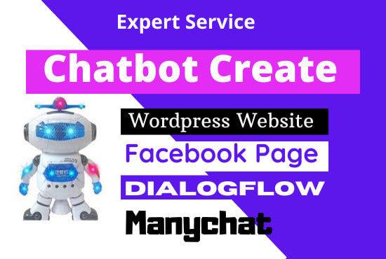 Create ai chatbot for facebook, website in manychat, dialogflow by Tazirul61 | Fiverr