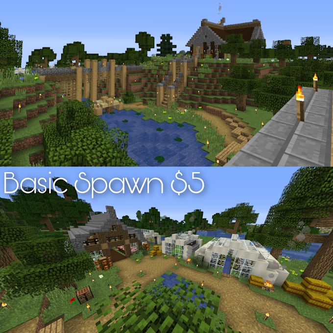 Create minecraft smp spawns by Iikaterinagamin | Fiverr