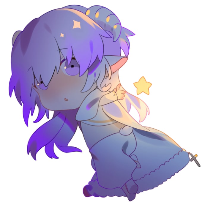 Draw anime chibi characters by Sayoko | Fiverr