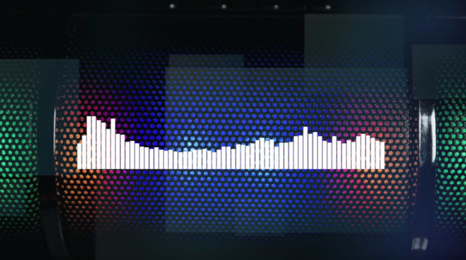 Make a clean, minimalist audio visualizer or music visualizer by ...