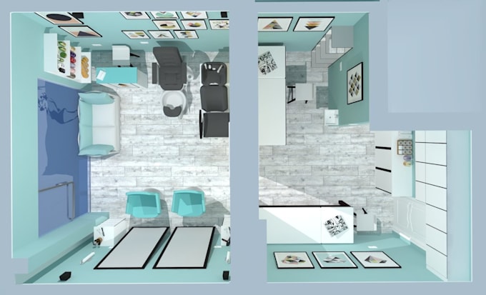 Design the most space efficient floor plan by Priyankasrikant | Fiverr