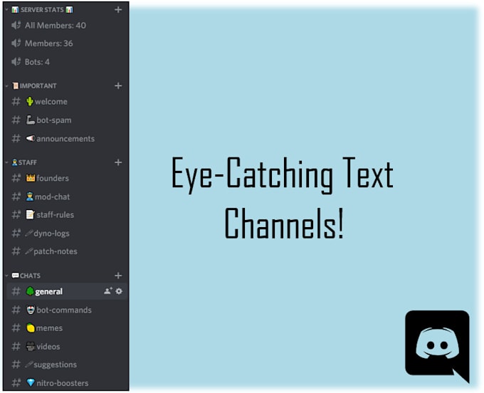 Create a clean discord server for your needs by Ajamill