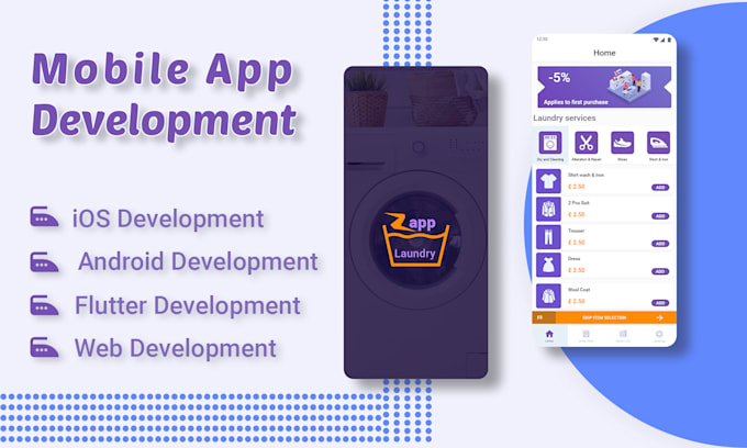 Develop web apps, android and ios mobile apps for you by Bvoirtech | Fiverr