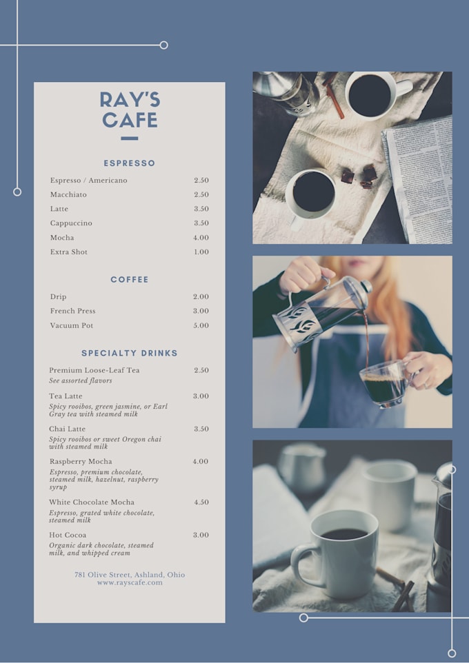 Design attractive restaurant menu, brochure, flyer for you by ...