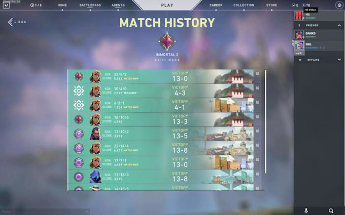 Teach you how to rank up in valorant by Justinhit | Fiverr