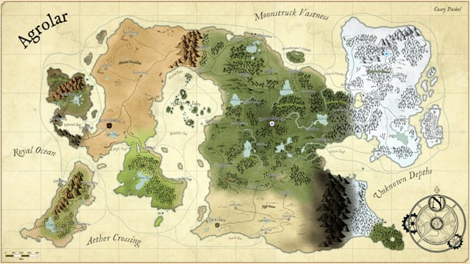 Create a fantasy map for your roleplaying game or world by Xephyr117 ...