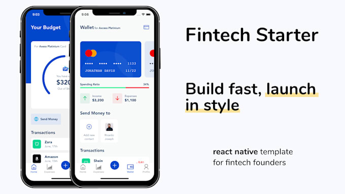Build a react native android and ios app pixel perfect by Abdellah ...