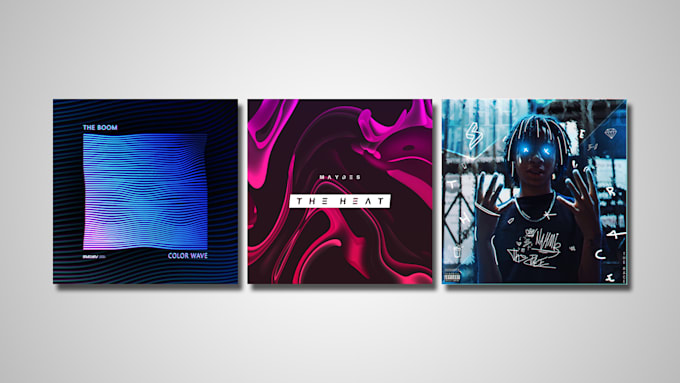 Design a modern album cover by Hederadesign | Fiverr