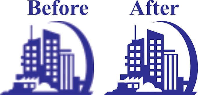 Convert low resolution image to vector, logo to vector and vector ...