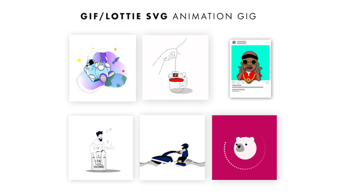 Create fun and colorful 2d animated gif or lottie, svg by Puput_santoso ...
