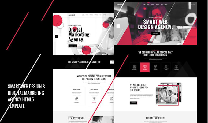 Convert your designs to html and css by Hency7 | Fiverr