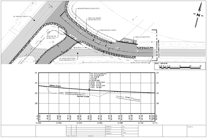 Professionally design roads in autocad and civil 3d by Dprest7