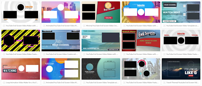 Create a youtube intro and outro in just 12 hours by Freeuse | Fiverr