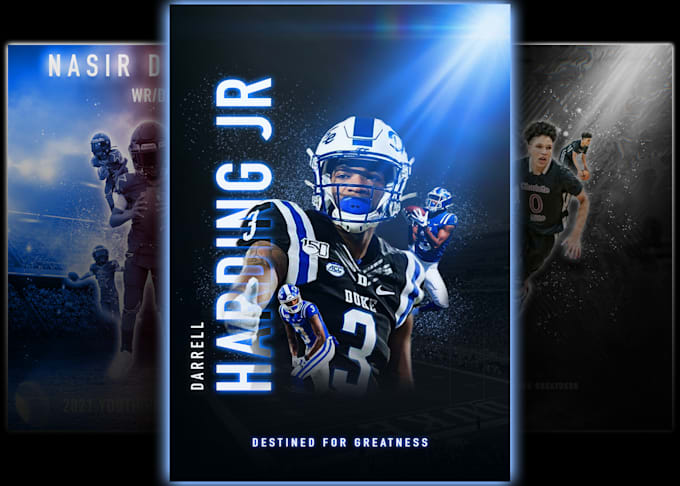 Design a professional sports poster or graphic for you by ...