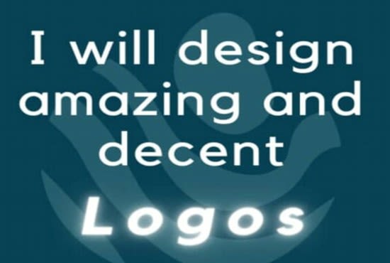 Design amazing and decent logo by Amalik491 | Fiverr