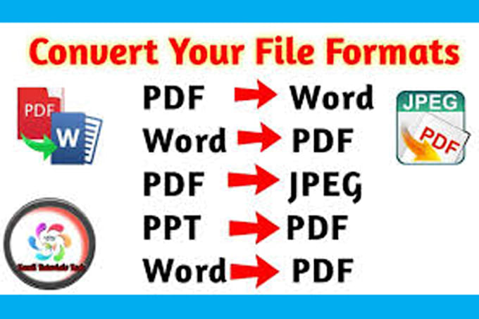 Convert documents in every format pdf word excel png jpg by ...