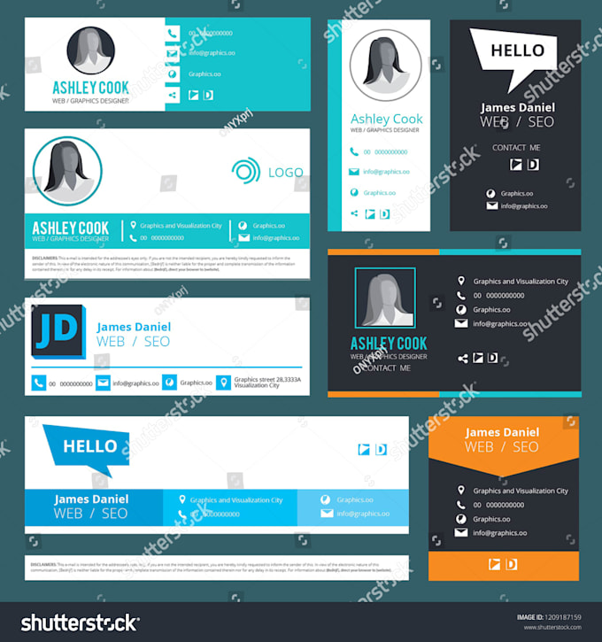 Create unique,attractive email signature by Sbhavik91 | Fiverr