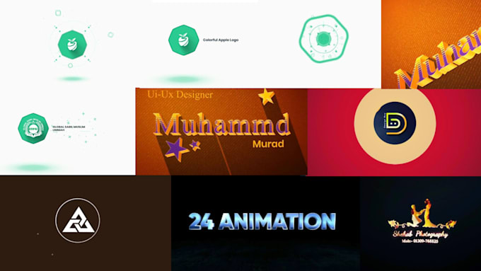 Making 100 percent unique custom intro logo animation by Quickmurad ...