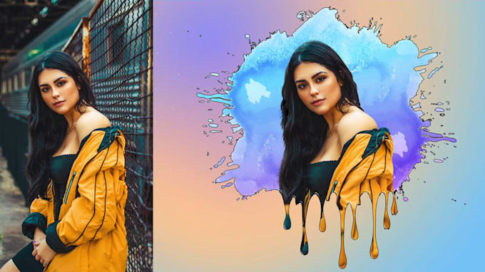 Apply dripping effect to images by Rahalathukorala | Fiverr