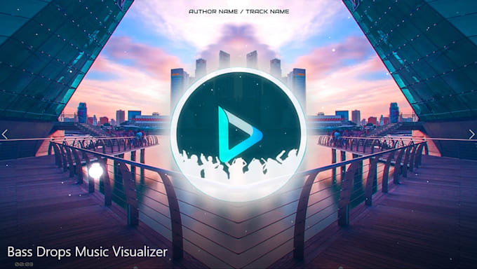 Create stunning music visualizer or audio visualizer by Grandy_design ...