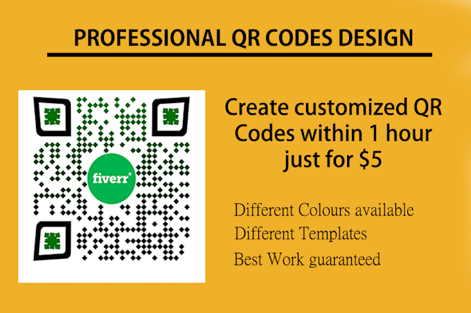 Design stylish and professional qr codes in colours by Akshayakz7 | Fiverr