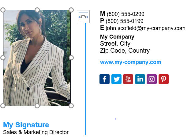 Create classic and effective clickable email signature by Tanujamagar ...