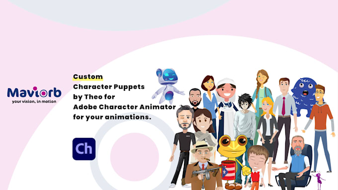 Create custom character puppets for adobe character animator by Theo_m ...