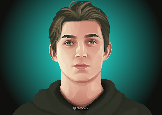 Draw your realistic cartoon portrait in 24 hours by Izamdesign | Fiverr