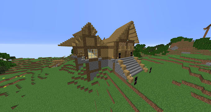 Building a minecraft house or map by Jannisminecraft | Fiverr