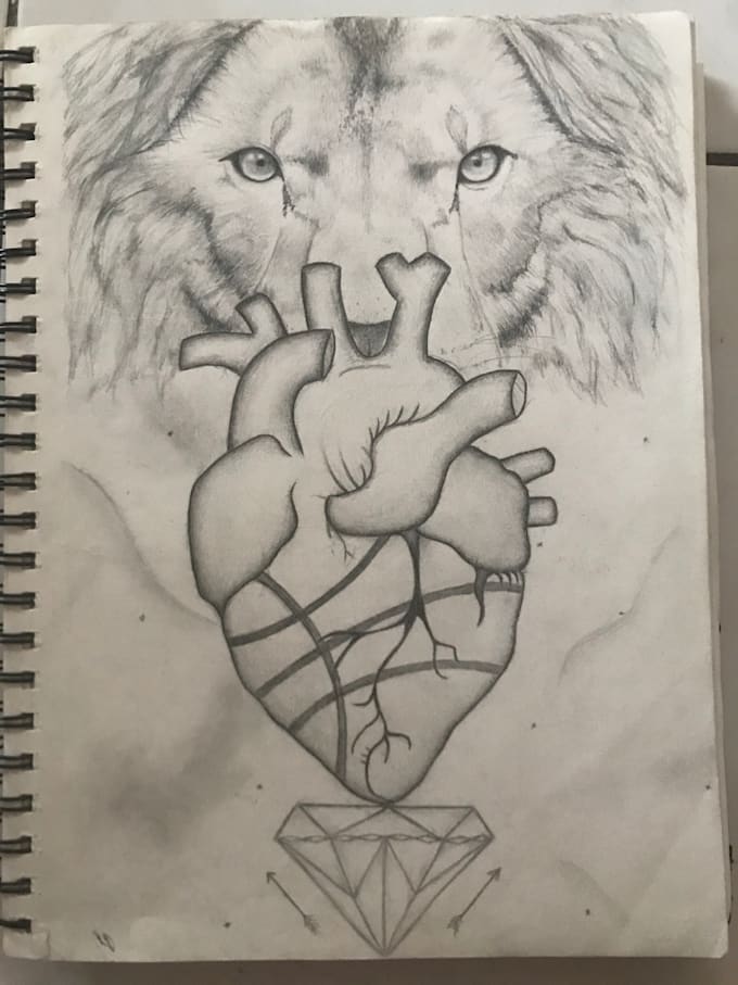 Draw sentimental drawings with your ideas by Febedomingue7 | Fiverr