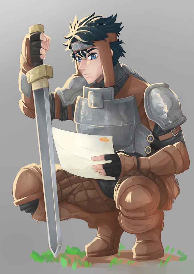 Draw anime semi realistic or stylized artstyle by Rikuje | Fiverr