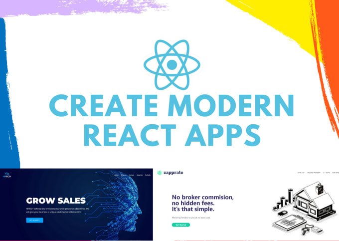 Create a modern react app by Taibhai | Fiverr