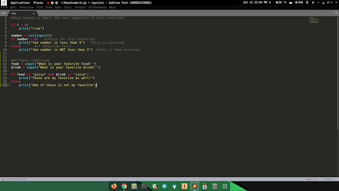Teach you basic python programming by Sanchitsreekant | Fiverr