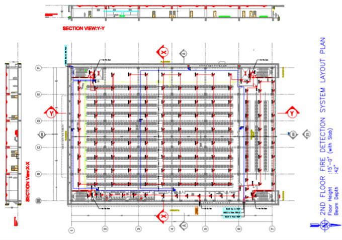 Do your fire safety system design by using autocad by Paul_89 | Fiverr