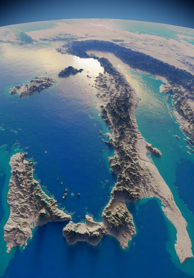 Faire une carte en relief exagéré