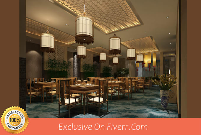 Design interiors of restaurant,cafe,bar,store in 2d and 3d by ...