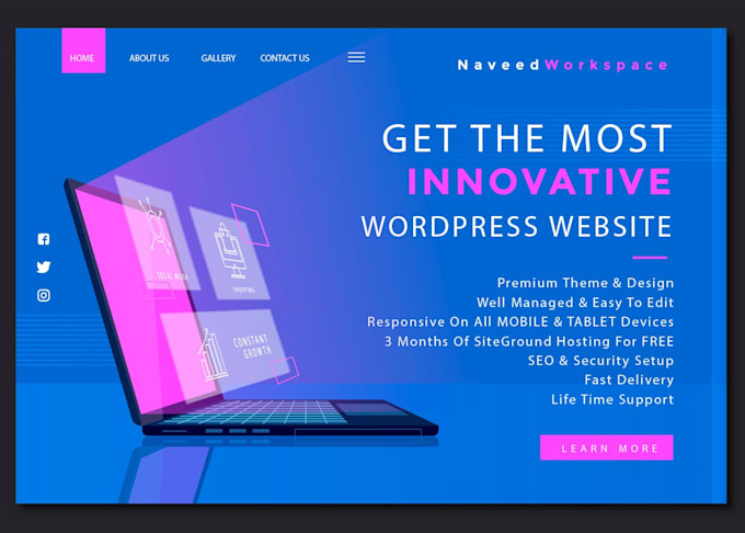 Build innovative modern, premium wordpress website by Naveedworkspace ...