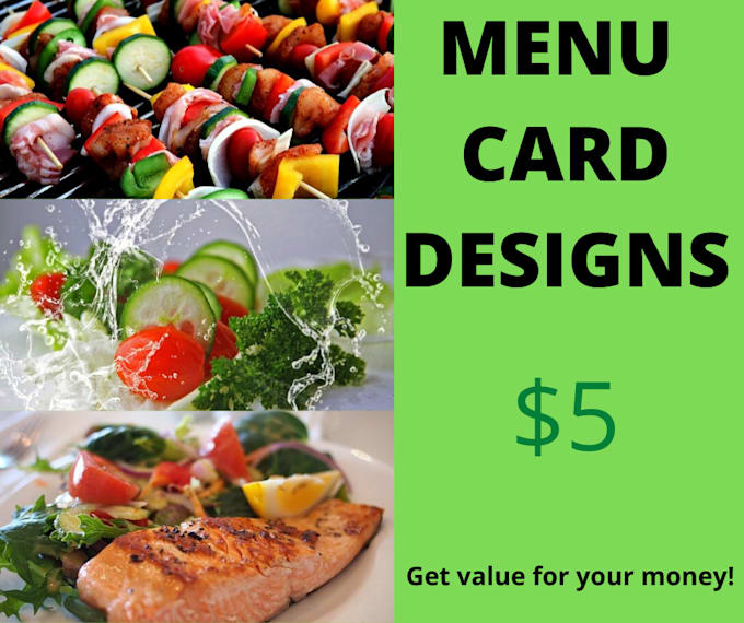 Design high quality menu cards by Kfl_transcriber | Fiverr