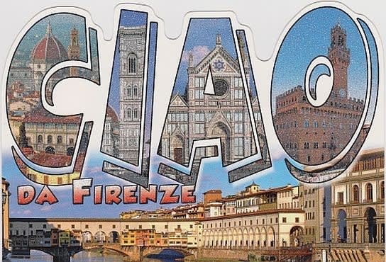Send your personal message on a postcard from florence in tuscany to ...